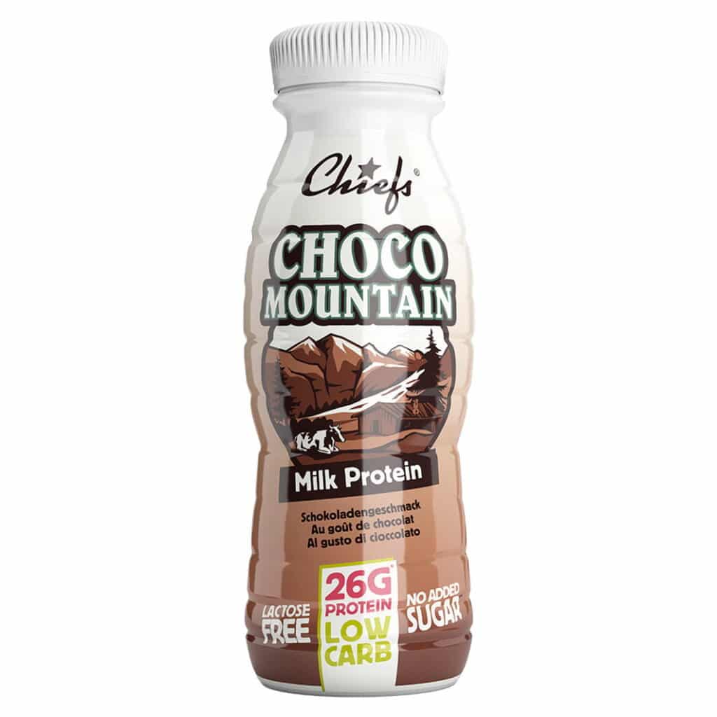 Chiefs Protein Milk Choco Mountain 330ml x 8 Flaschen - Suessigkeiten ...