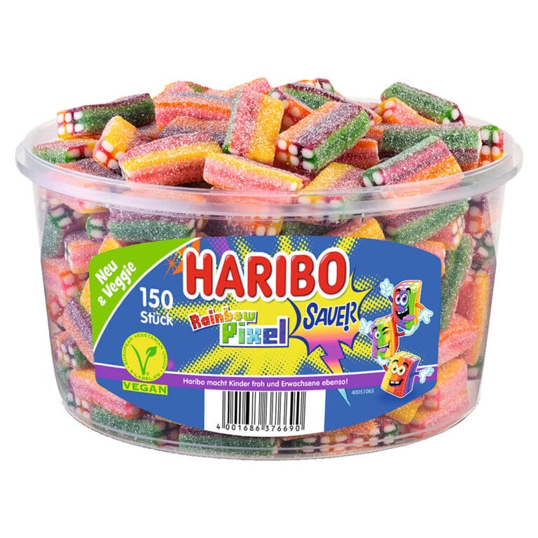 Haribo Rainbow Pixel sauer 1.327 Kilo - Suessigkeiten-Kaufen Onlineshop ...