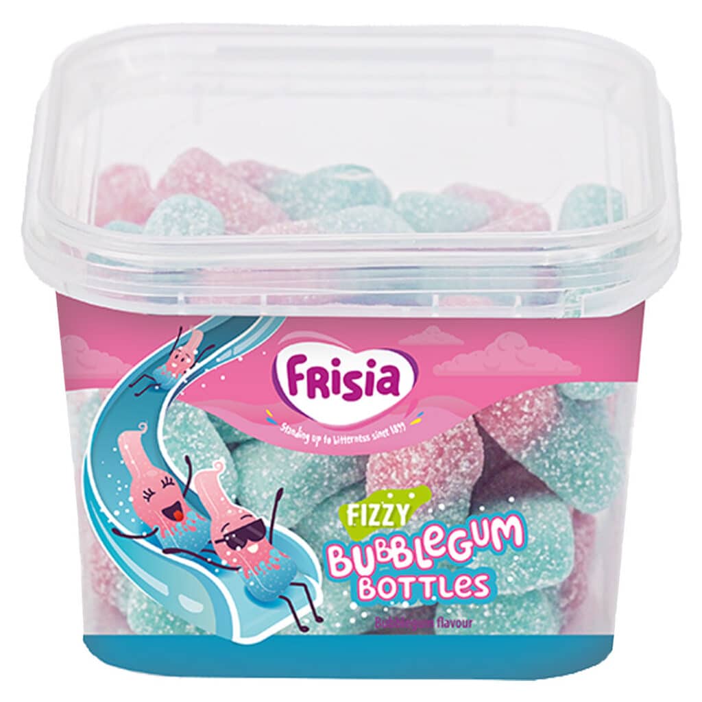 Frisia Bubble Gum Bottles 200g 12 Dosen - Suessigkeiten-Kaufen ...